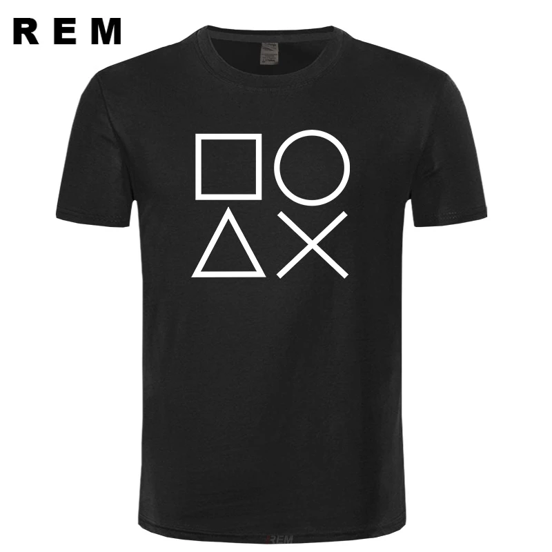 Playstation Controller Sign PS2 PS3 Cool Game Creative Mens Men T Shirt ...