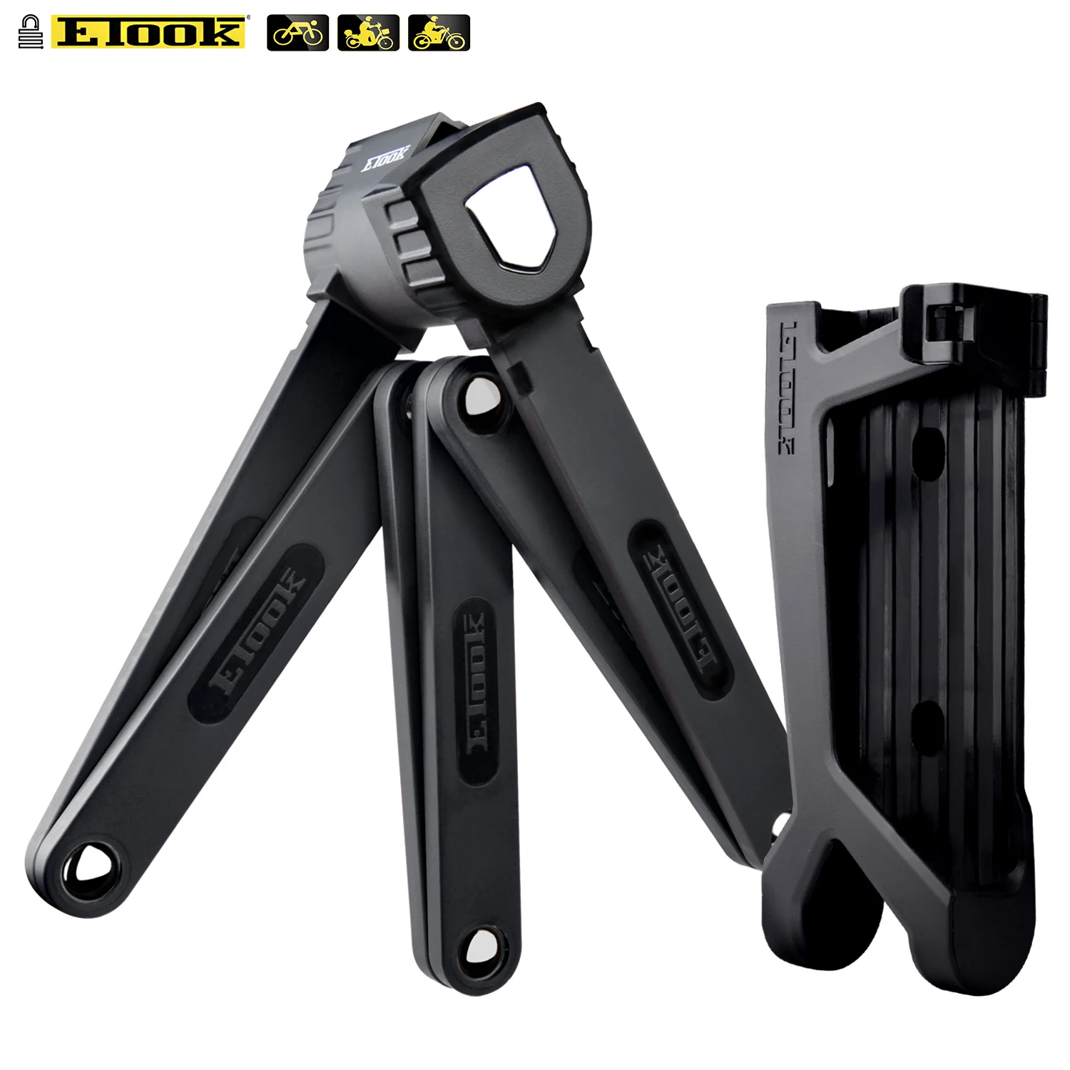 Etook Premium Mtb Folding Bike Lock Professional Anti-theft Metal ...