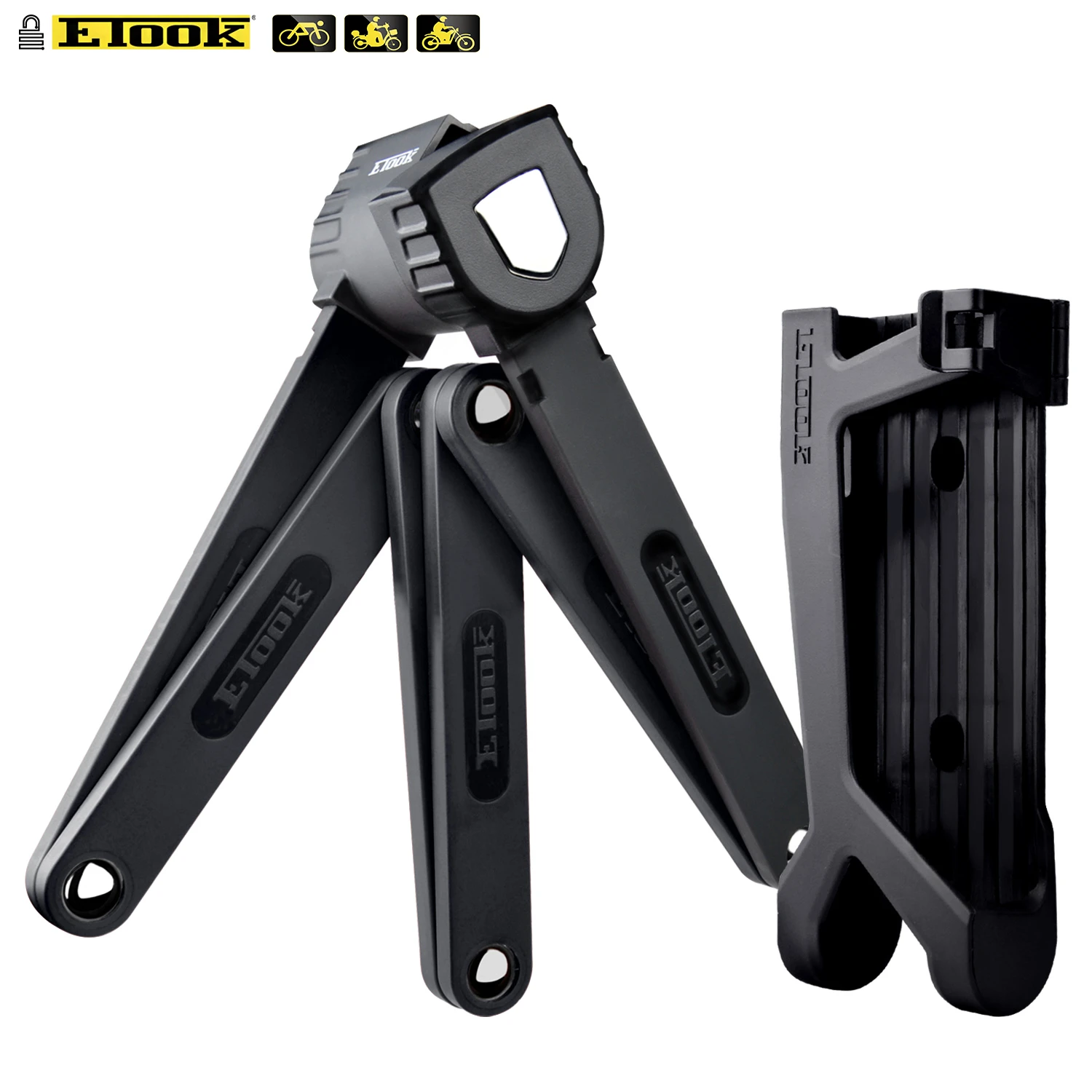 Etook Premium Mtb Folding Bike Lock Professional Anti-theft Metal ...