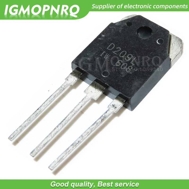 Transistor bipolar tipo NPN, D209L, D209, TO 3P, 2SC2625, 2SC3320 ...