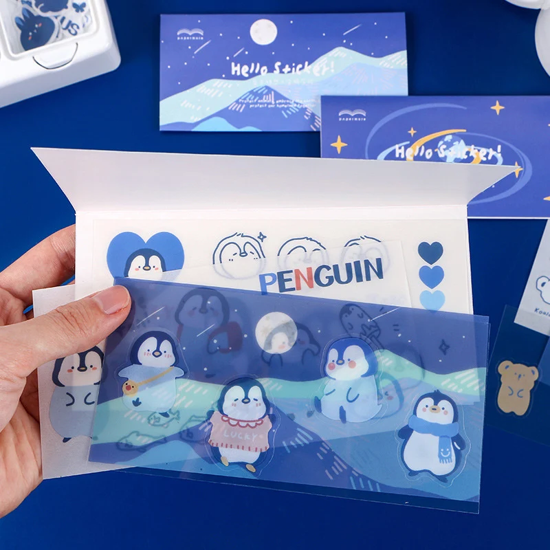Penguins Polar Bear Stickers | Polar Bear Stickers Journal | Arctic ...