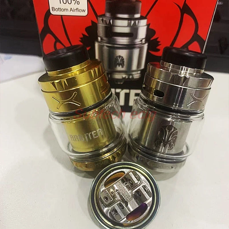 Arbiter Rta Rebuildable Tank 4ml/6ml 28mm 810/510 Drip Tip Fit Dual ...