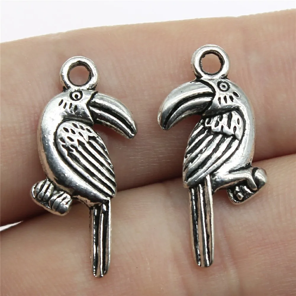 WYSIWYG-10pcs-25x13mm-Toucan-Bird-Charm-Toucan-Pendants-Toucan-Bird ...