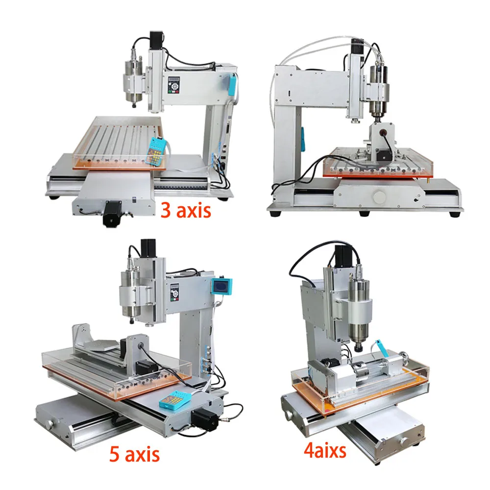 Column cnc 6040 3040 4 axis 5th rotation axis 1500W spindle Mach3 CNC ...