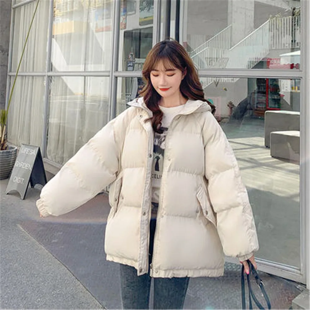 New-Short-Winter-Jacket-Women-Warm-Hooded-Down-Cotton-Jacket-Parkas ...
