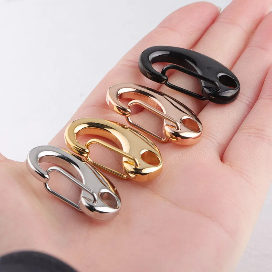 4pcs 33mm Stainless Steel Big Lobster Clasps Hooks Spring Key Chains ...