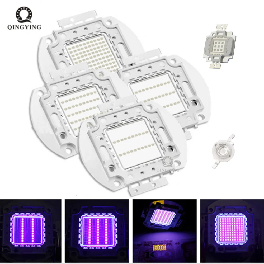 3W-100W-UV-Purple-High-Power-LED-Ultra-Violet-Color-360nm-365nm-370nm ...