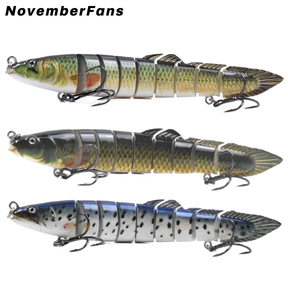 Yeedye-13cm-21-5g-Multi-Jointed-Fishing-Lure-Eel-lure-Minnow-Wobblers-9 ...