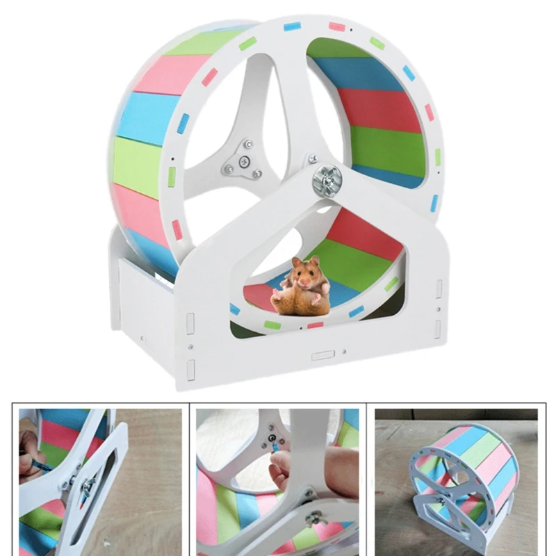 Hamster-Running-Exercise-Wheel-Silent-Runner-with-Adjustable-Stand ...