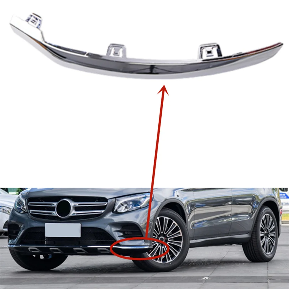 NEW-Front-Bumper-Wheel-Cover-Exterior-Moulding-Silver-OE-A2538852700 ...