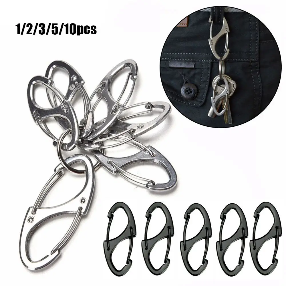 1-2-3-5-10pcs-Portable-Snap-Clip-Outdoor-EDC-Tool-Keychain-Hanging-Hook ...