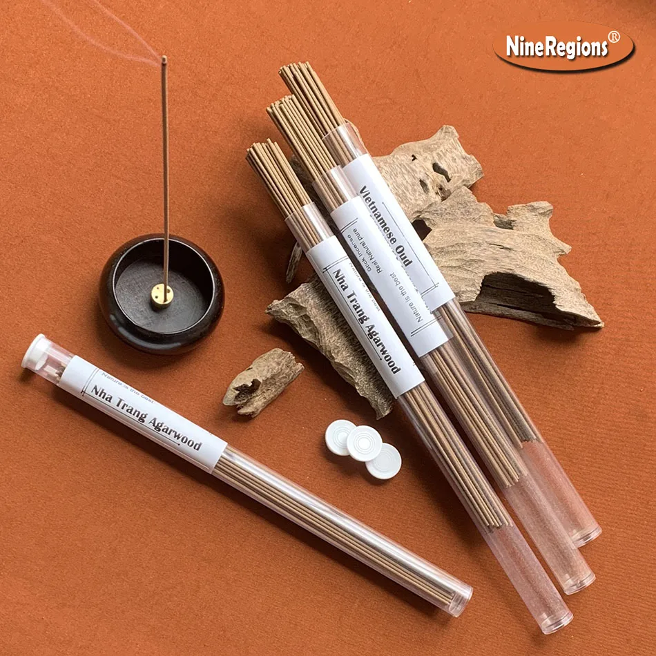 50sticks natural aromatic authentic Vietnam oud incense sticks agar ...