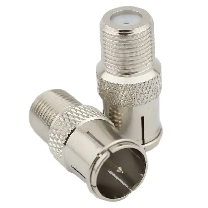 Pure Cupper Stb Quick Plug F Type To Catv Rf Connector F Female To Catv ...