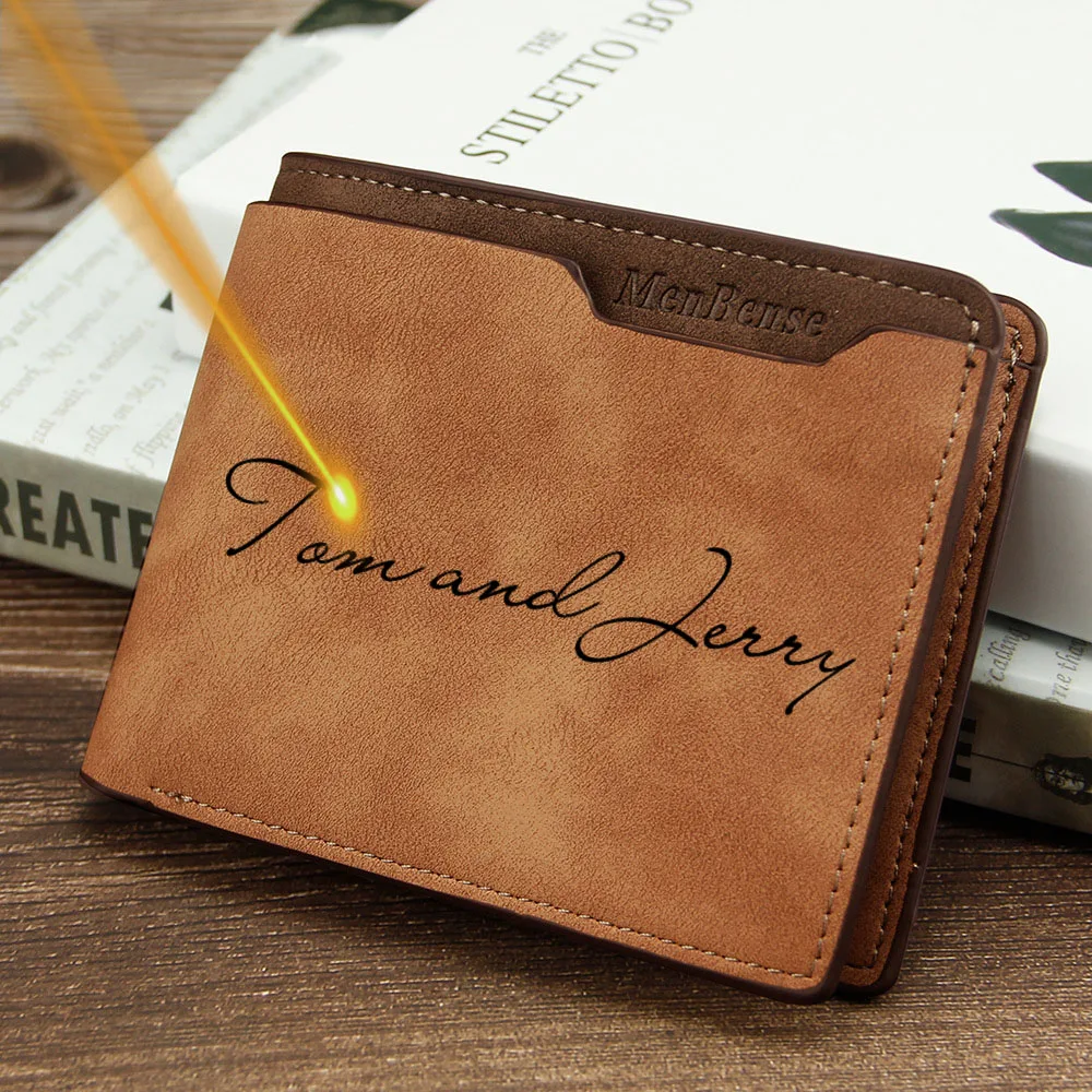 Small-Slim-Wallet-Men-Luxury-Brand-Designer-Custom-Engrave-Name-and ...