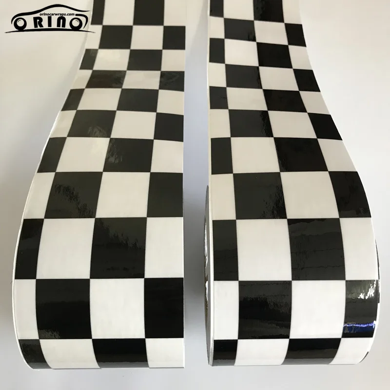Checkered Car Stripes