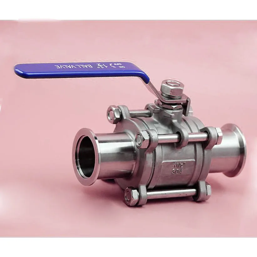 KF-High-Vacuum-Ball-Valve-304-Stainless-Steel-Quick-Loading-Three-piece ...