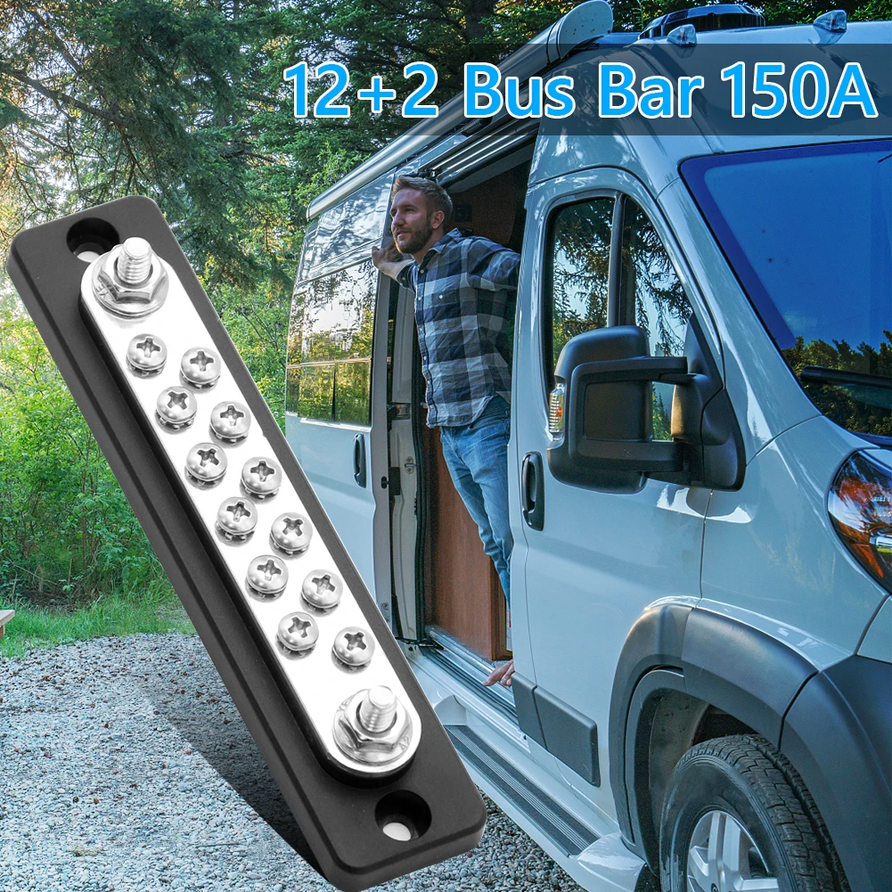 Generic Bus Bar For Truck Boat RV 48V 100 150 Amp Busbar Buss Bar With ...