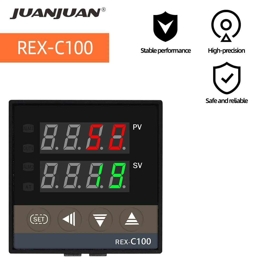REX-C100-Temperature-Controller-Thermostat-PID-0-to-400-c-K-Digital ...