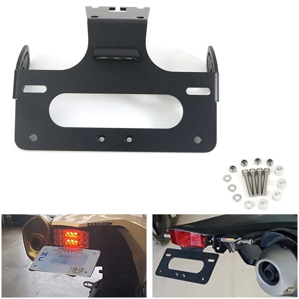 Motorcycle Fender Eliminator Kit | License Plate Holder Bracket - Fit ...