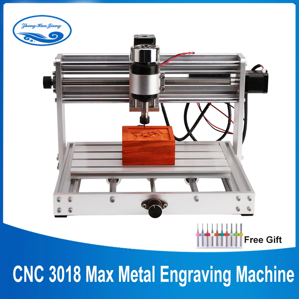 3018 Max Metal Engraving Machine 200w Spindle Grbl Control Diy Engraver Machine Cnc Wood Router ...