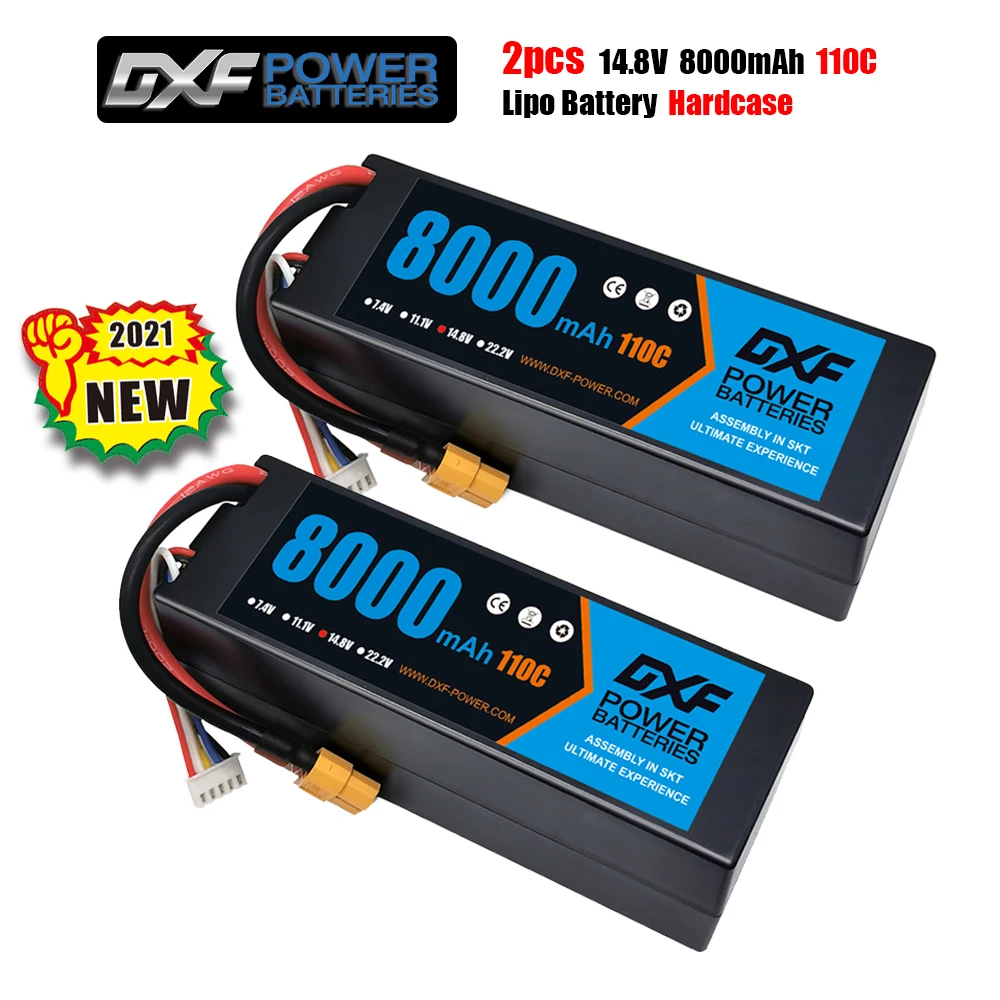 DXF-lipo-battery-14-8v-8000mAh-110C-Max-220C-hardcase-For-Helicopter ...