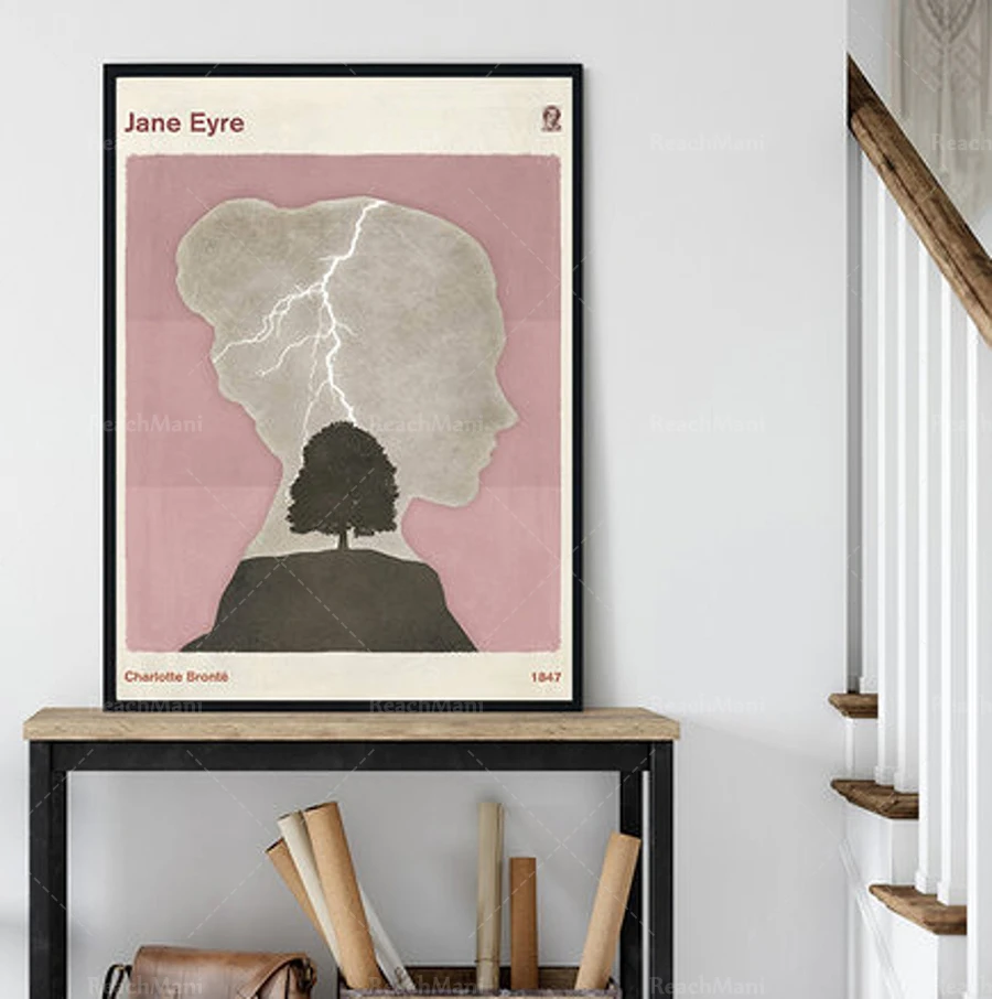 Jane Eyre Vintage Book Cover
