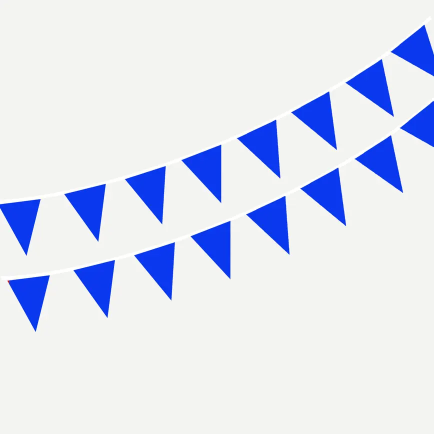 Blue Pennant Clipart