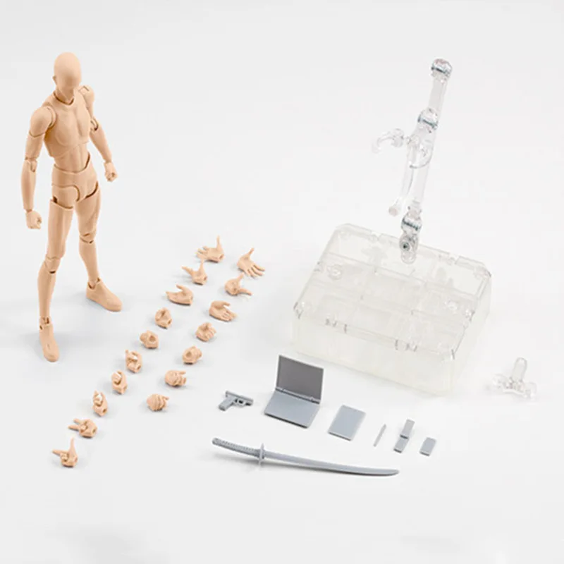 SHF Movable Joint Body Figurine Naked Baby Men And Women Garage Kit ...
