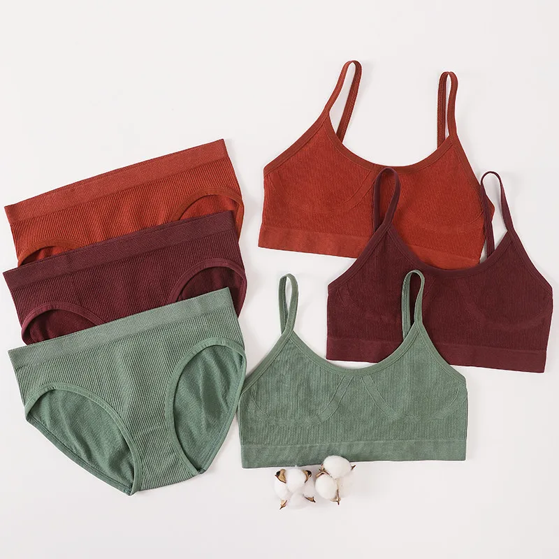 Women-Underwear-Set-Seamless-Bra-Briefs-Set-Push-Up-Bra-Top-Sexy ...