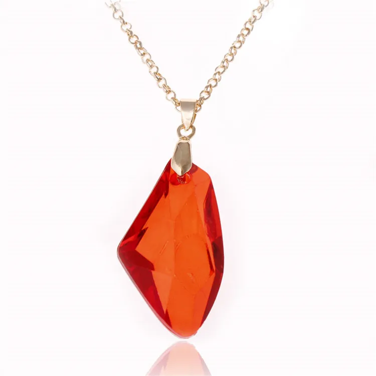 New Magic Stone Pendant Necklace Women fashion Resin Pendant Multilayer ...