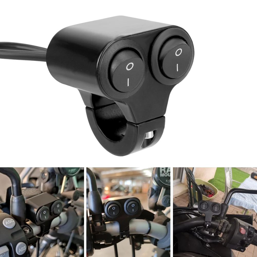 12V-Motorcycle-Headlight-Switch-Turn-Signal-Light-Button-Flasher ...