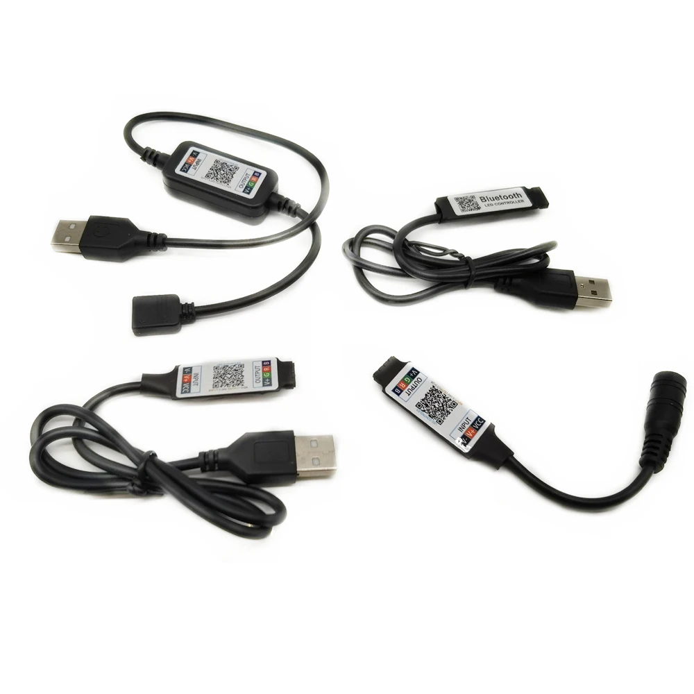Dc 5v 12v 24v Mini Usb Rgb Music Bluetooth-compatible Controller Light ...