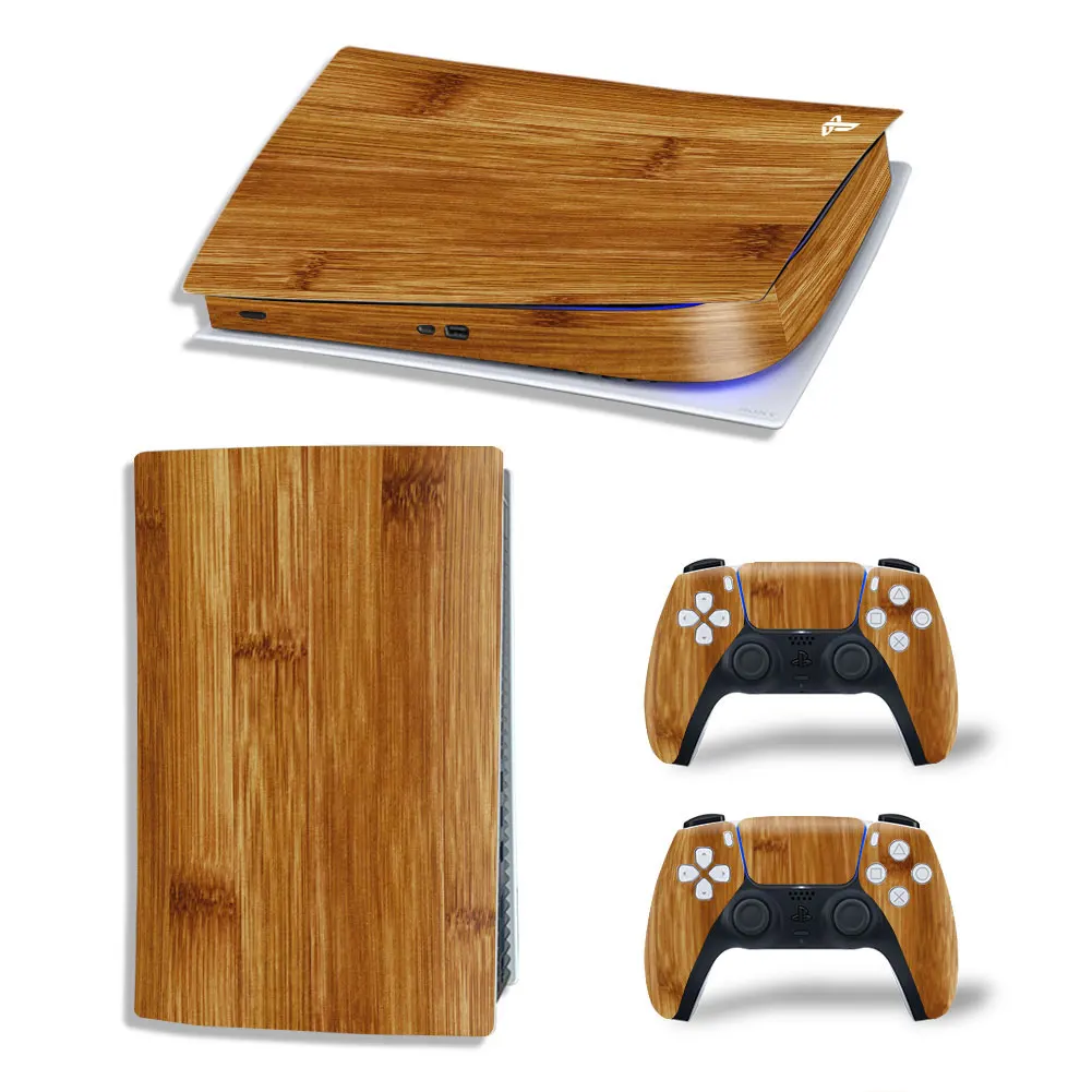 GAMEGENIXX-PS5-Digital-Edition-Skin-Sticker-Wood-Grain-Protective-Vinyl ...