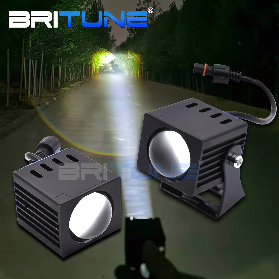 Car LED Lens High Beam Projector Headlight Fog Light PTF Lenses Matrix ...