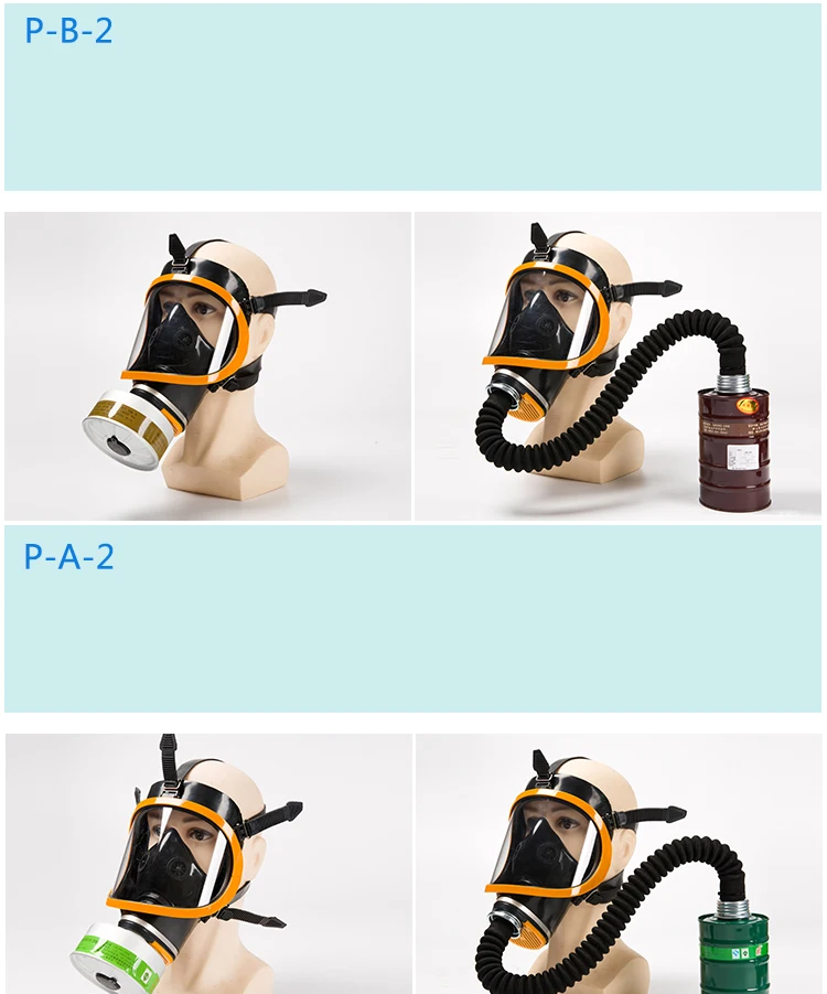 Gas Mask Chemical Respirator fully Enclosed/fire Protection Spray Paint ...