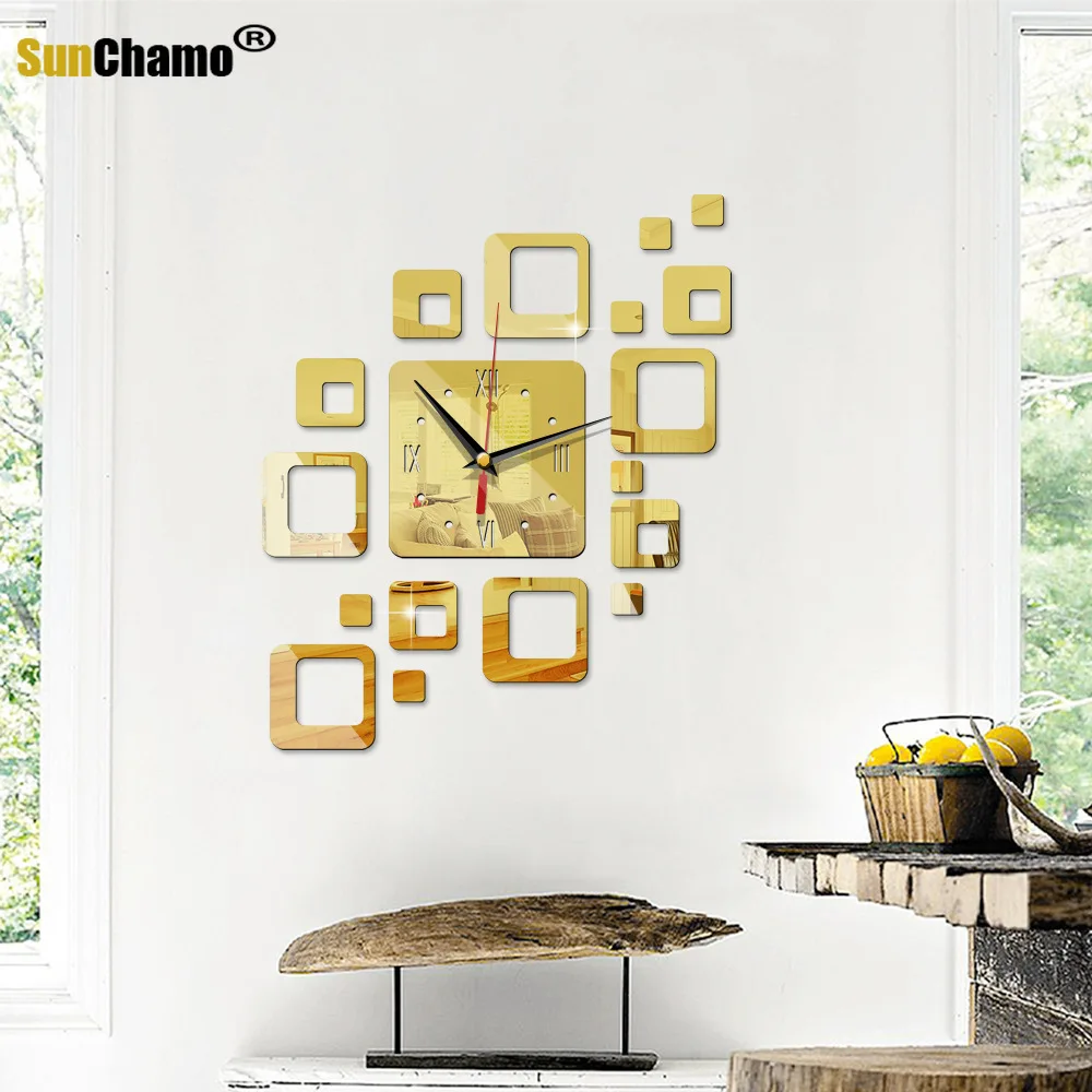 Square Wall Clock Designs