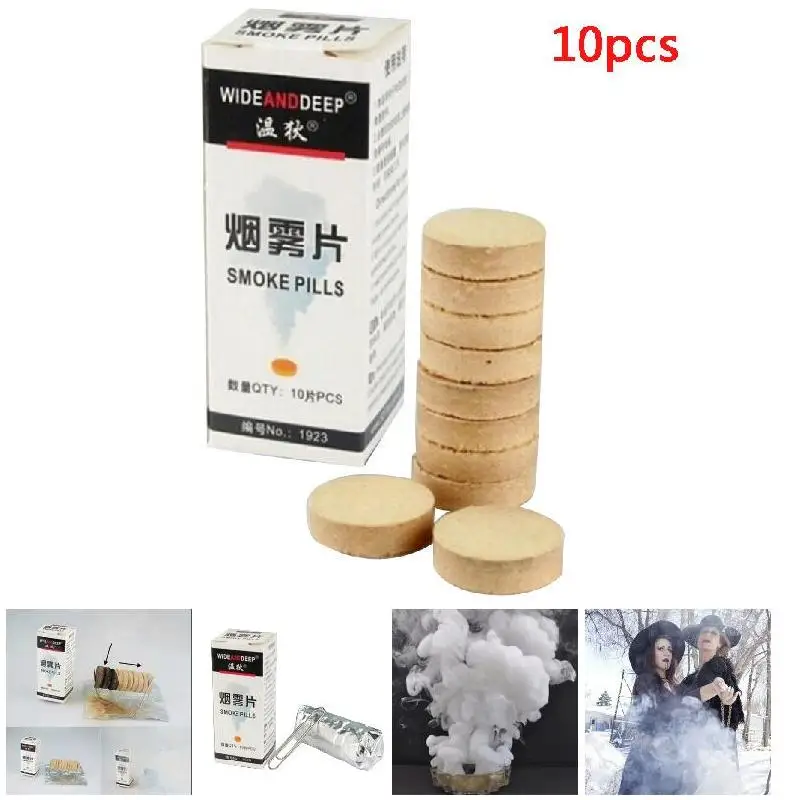 10-20pcs-Funny-White-Smoke-Magic-Tricks-Props-Fire-Tips-Pyrotechnics ...