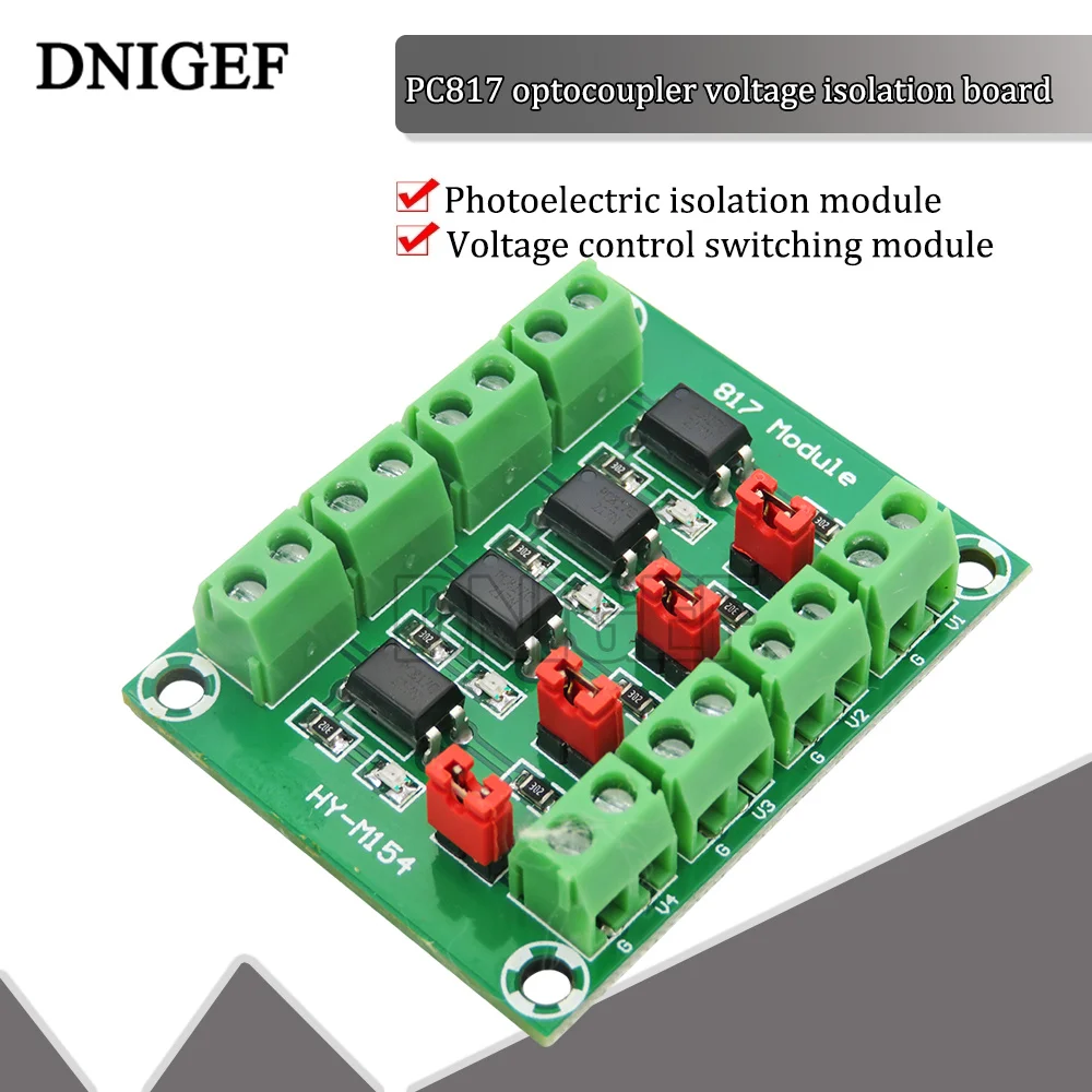 PC817-4-Channel-Module-Optocoupler-Isolation-Board-conversor-de-tens-o ...