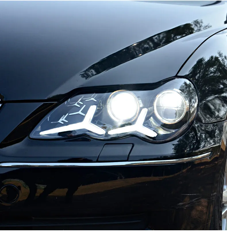 Toyota Mark X Headlights 2004-2009 Reiz Led Headlight Drl Hid Head Lamp ...