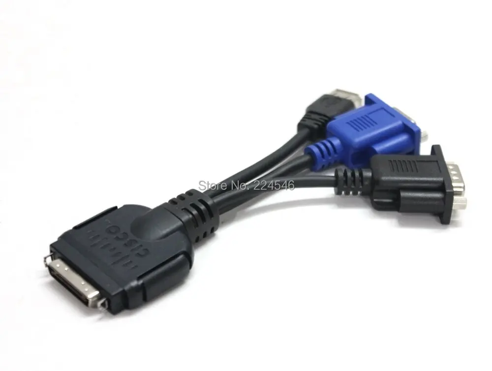 Ucs Server Kvm Dongle Cable Adapter For Cisco 69-2477-01 Vga Usb Db9 ...