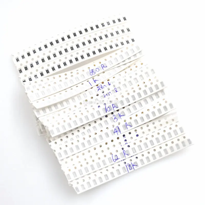 660 pces 1206 smd resistor kit sortido 1ohm 1m ohm 33valuesx 20 pces ...
