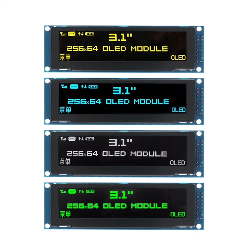 Real-OLED-Display-3-12-256-64-25664-Dots-Graphic-LCD-Module-Display ...