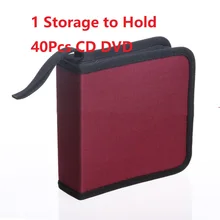 40Pcs Discs CD Bag Pack DVD Oxford Handbags Big-Capacity Storage Bag ...