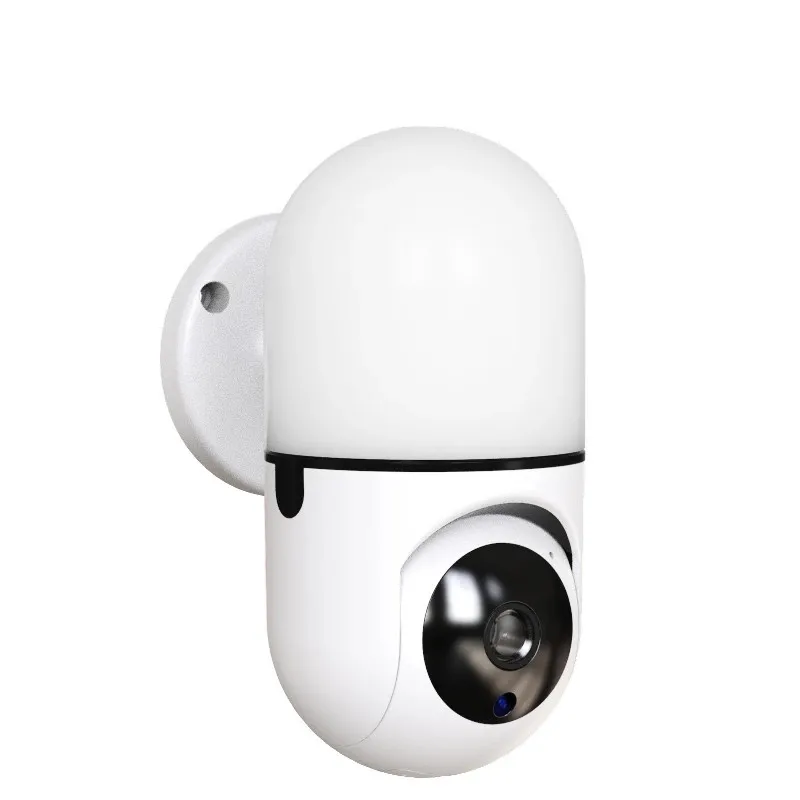 Icam365-2MP-1080P-180Degree-Wall-Lamp-Camera-Wireless-PTZ-Outdoor-Light ...