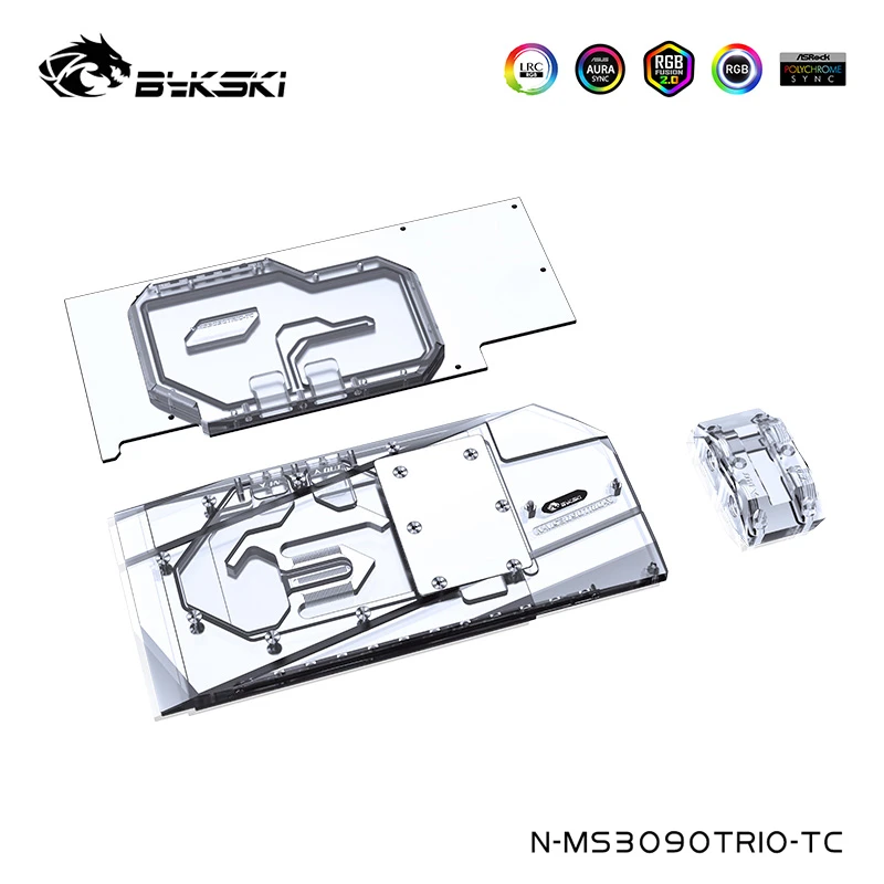 Bykski Full Water Cooling Block Kit For MSI Geforce RTX 3090/3080 ...