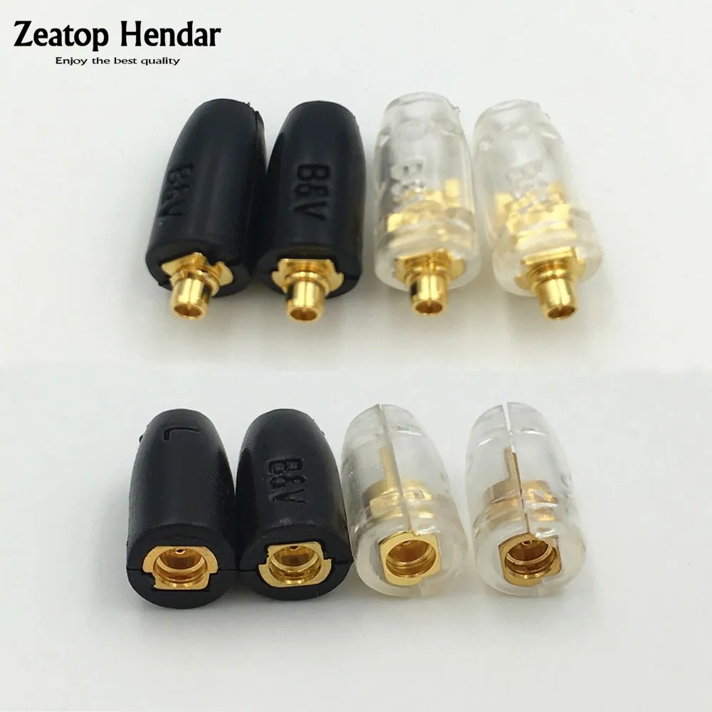 1 Pair MMCX Male / Female Pin Plug Jack for Shure SE215 SE535 UE900 ...