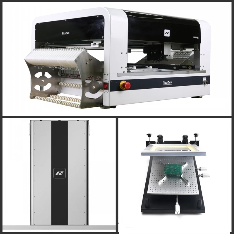 NeoDen4 With 47 Feeders Pick and place machine plus working table and ...