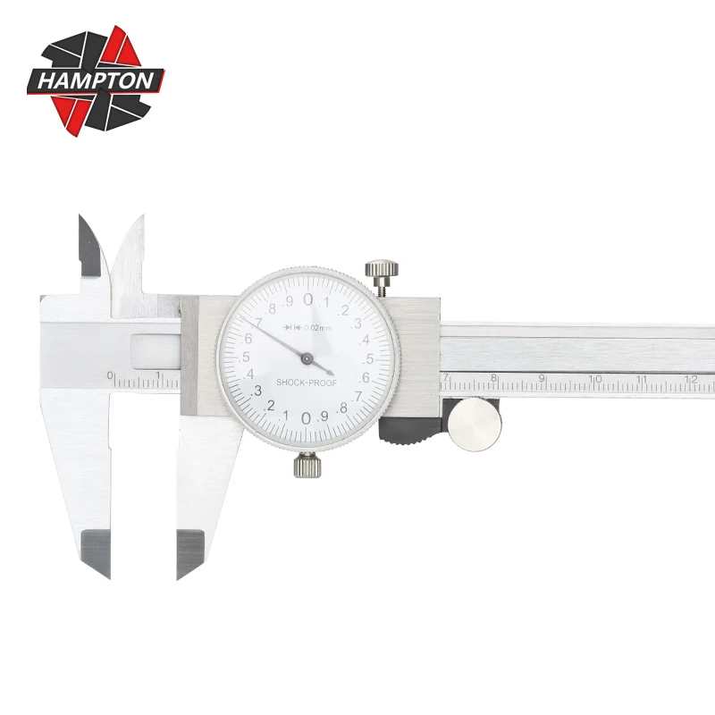HAMPTON-Dial-Gauge-0-150mm-Accuracy-0-02mm-Shockproof-Vernier-Caliper-Stainless-Steel-Gauge ...