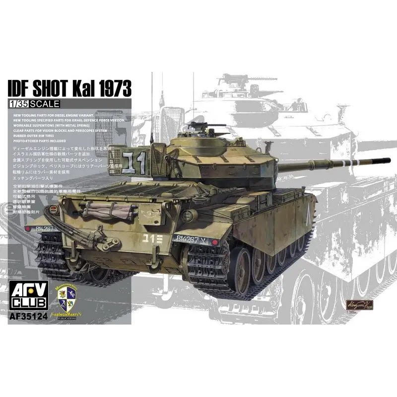 AFV 클럽 1/35 IDF 샷 칼 1973 스케일 모델 키트, AF35124|모델 빌딩 키트| - AliExpress