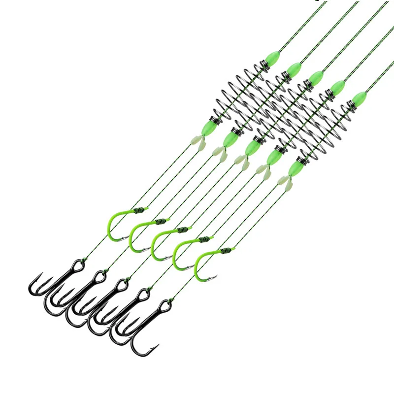 Fish Hook Fishing Set Finished Product Sea Pole Throwing Rod Spring ...